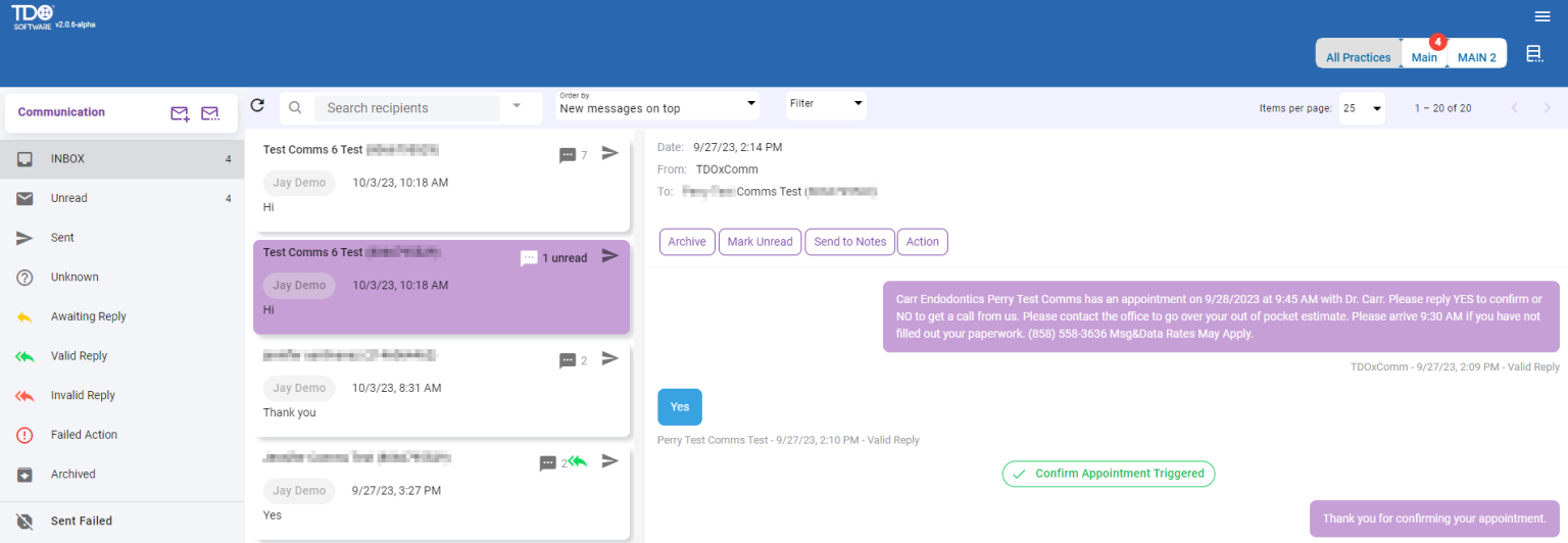 TDO Comms - TDO Software